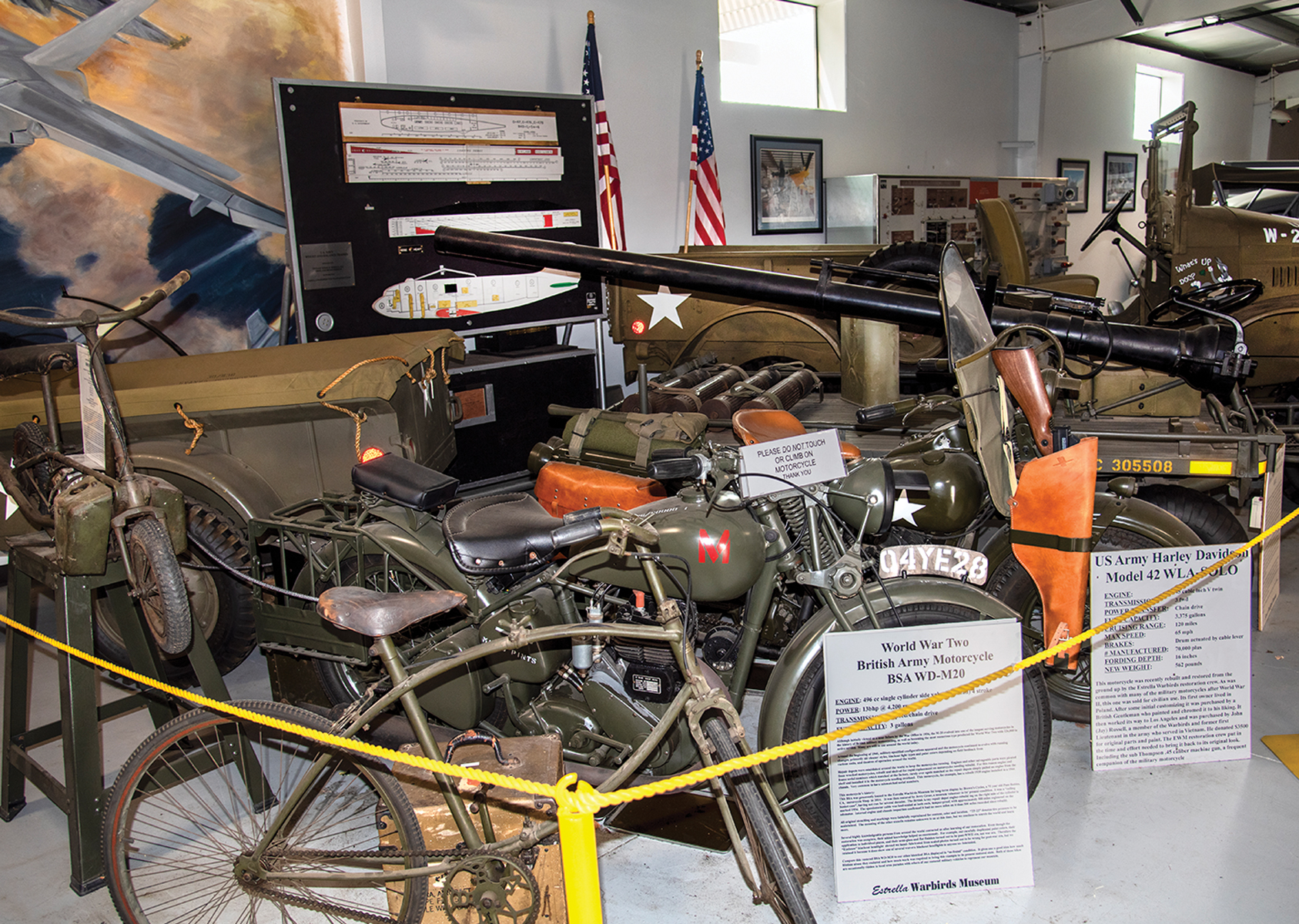 Estrella Warbird Museum - Motorcycle Classics